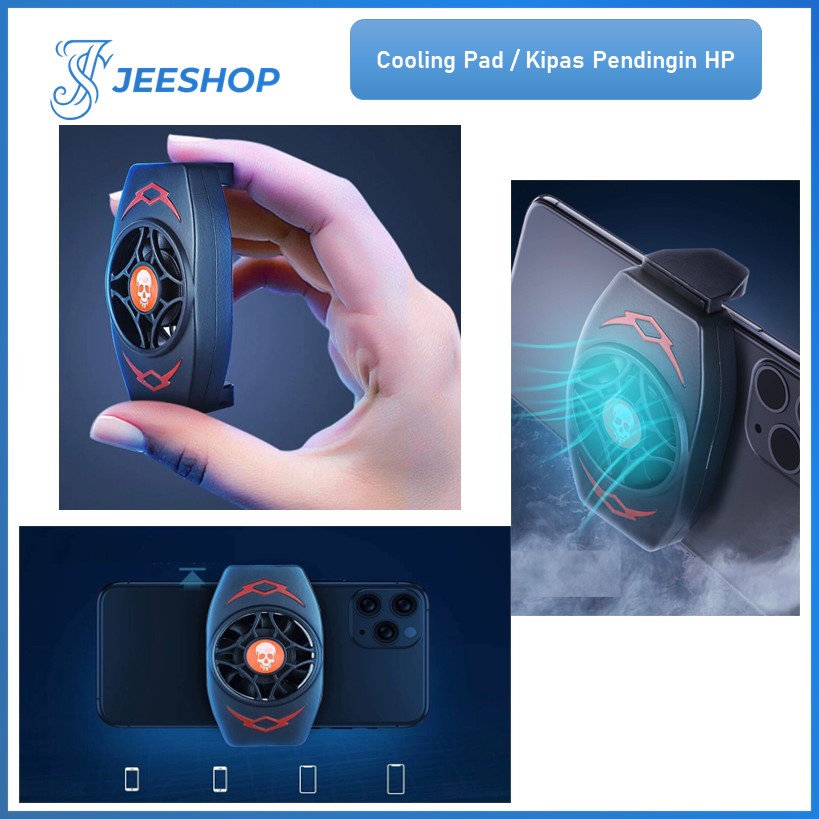 Jual Cooling Pad Fan X13 Radiator Smartphone Cooling Fan Kipas ...