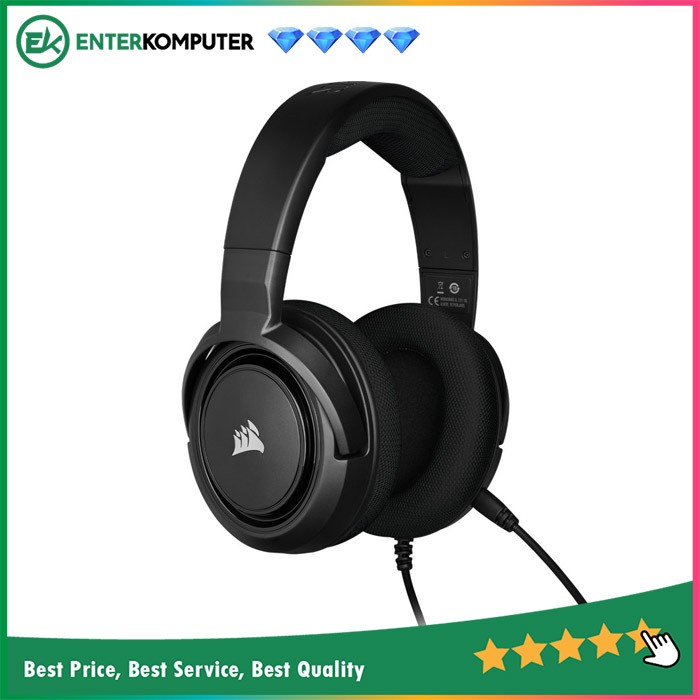 Jual HEADSET CORSAIR HS35 STEREO GAMING HEADSET (BLACK/RED/GREEN/BLUE ...