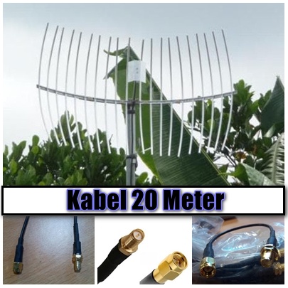 Jual Antena Grid Modem Router Huawei B311 B312 B530 Telkomsel Orbit Star 2 N1 N2 PRO H2 4G LTE ...