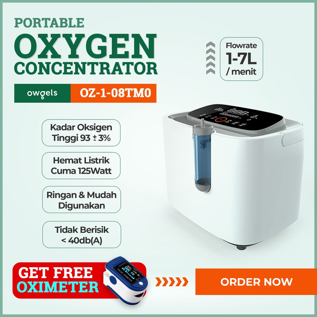 Jual Oxygen Concentrator OWGELS OZ-1-08TM0 - Alat Penghasil Oksigen ...