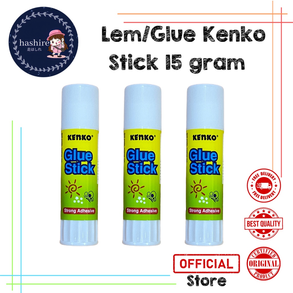 Jual Lem/Glue Kenko Stick 15 gram ( HARGA ECER ) | Shopee Indonesia