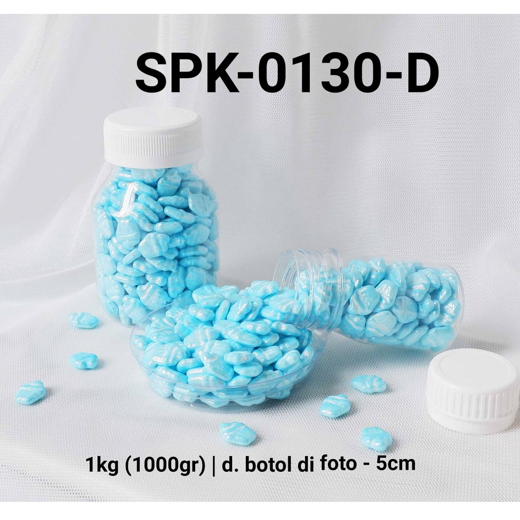 Jual SPK-0130-D Sprinkles sprinkle sprinkel 1kg 1 kg kilo cupcake biru ...