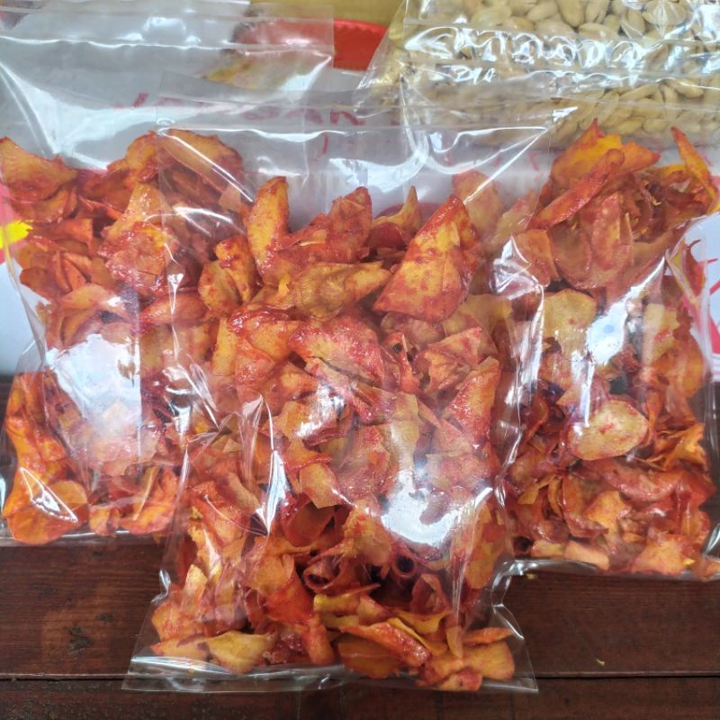 Jual singkong balado pedas, singkong pedas, singkong pedes basah ...