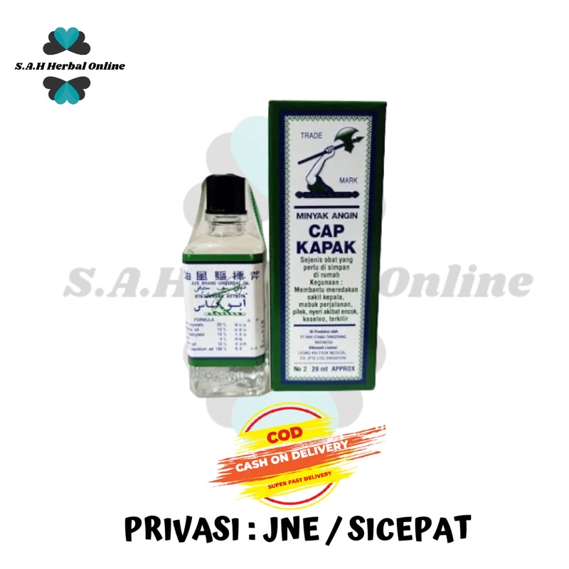 Jual Minyak Angin Cap Kapak 3ml 5ml 10ml 14ml | Shopee Indonesia