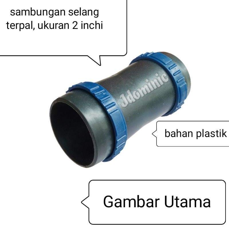 Jual sambungan selang terpal 2 inchi - dim kain pompa air sawah sani ...