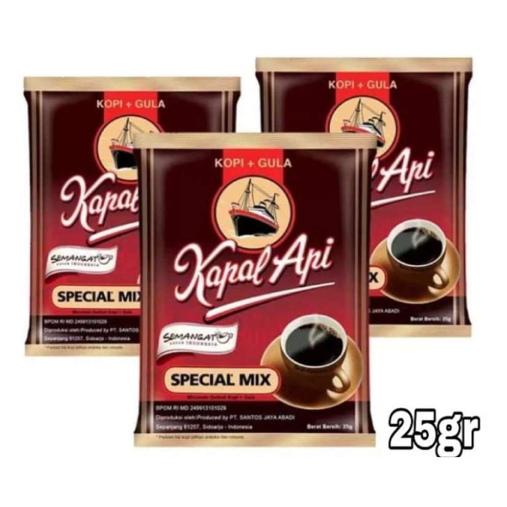 Jual Kopi Kapal Api Sachet 25 Gram - Kopi Hitam Instan | Shopee Indonesia