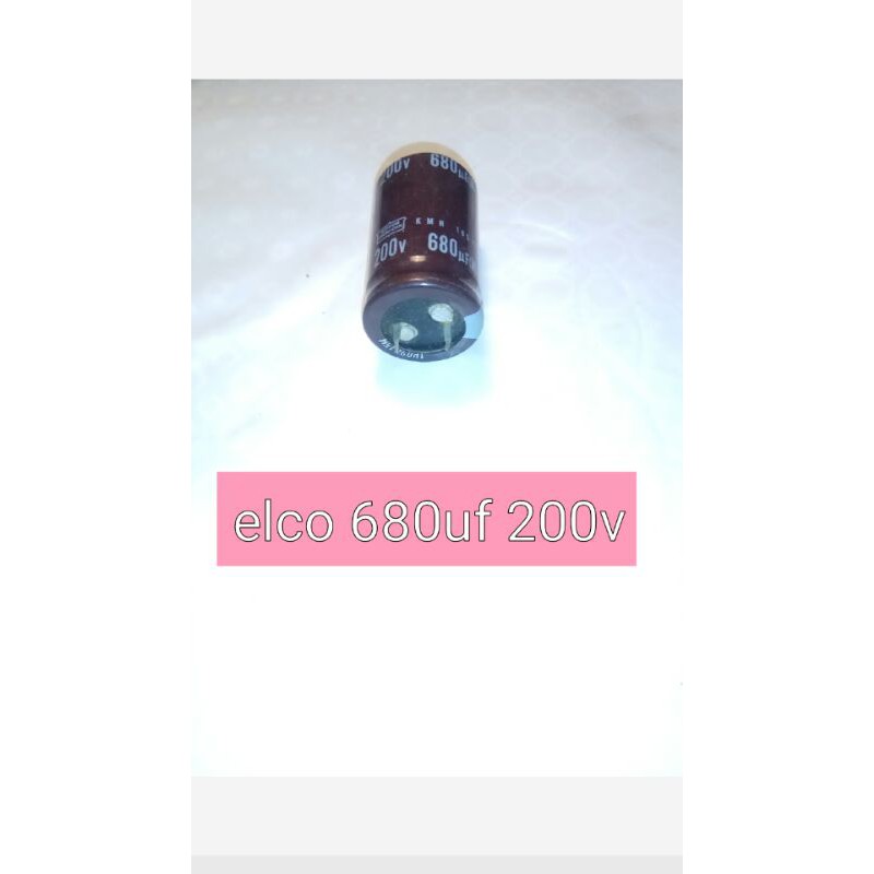 Jual Elco 680uf 200v,capacitor 680uf 200v,elko kapasitor original komponen | Shopee Indonesia
