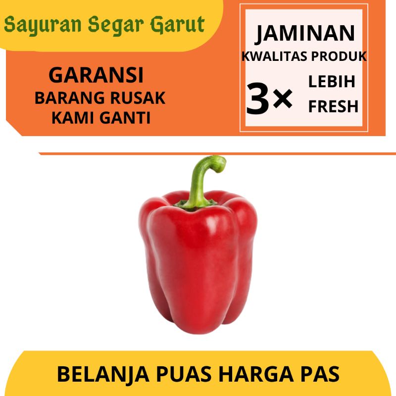 Jual Paprika Merah Super Segar Fresh Murah Per Satuan by Sayuran Segar ...
