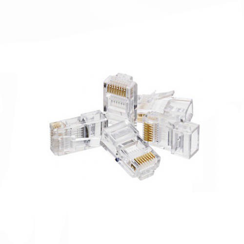 Jual Connector Kepala RJ45 / RJ-45 Kabel / Cable Lan Cat 5e UTP [100 ...