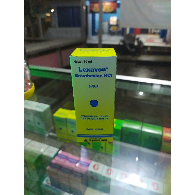 Jual LEXAVON Bromhexine HCI Sirup 60ml | Shopee Indonesia