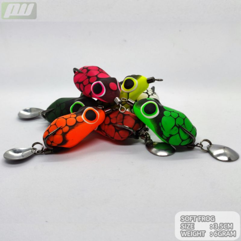 Jual SOFT FROG 3.5 CM UMPAN CASTING GABUS | Shopee Indonesia