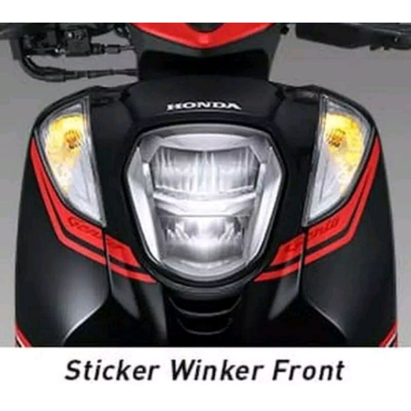 Jual Sticker Winker Front Stiker Lampu Sen Sein New Genio Original ...