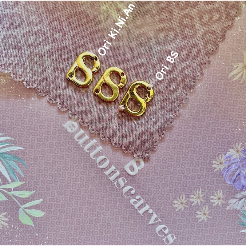 Jual Plat hijab besi logo buttonscarves like ori | Shopee Indonesia