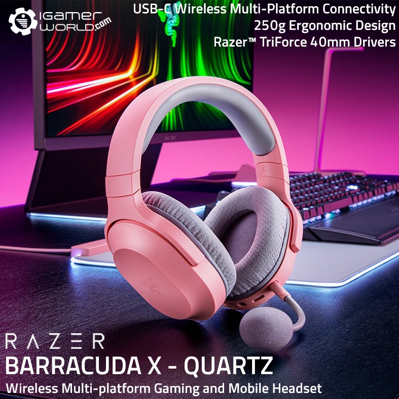 Jual Razer Barracuda X Quartz Pink Wireless and Mobile Gaming Headset ...
