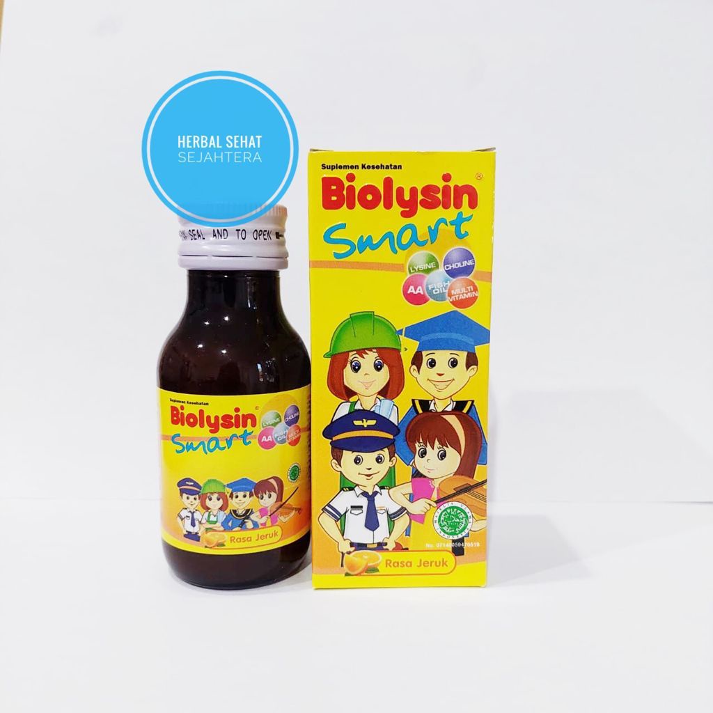 Jual Biolysin Smart Syrup Rasa Jeruk 60 ML / 100 ML / Nutrisi untuk ...