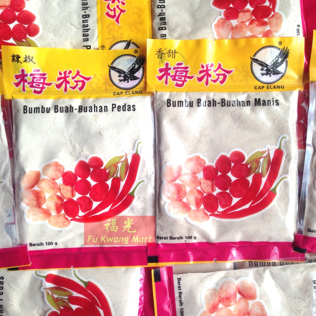 Jual Bumbu Buah Kiamboy Manis Pedas cap Elang 100 gram | Shopee Indonesia