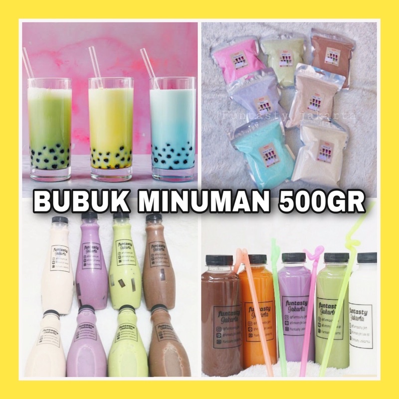 Jual 500gr bubuk minuman javaland serbuk es powder drinks boba milktea ...