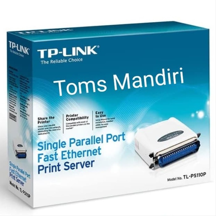 Jual Spesial TP-LINK Single Parallel Port Fast Ethernet Print Server TL ...
