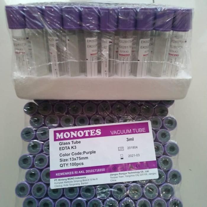 Jual Alat Lab | Tabung Vacutainer Edta 3 Ml | Shopee Indonesia