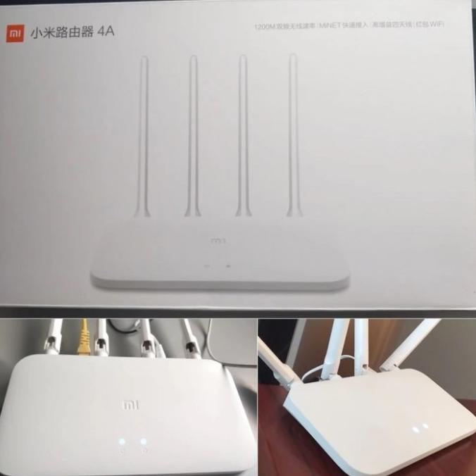 Jual Mi Wireless Router 4A Basic Version RAM 64MB 4 Antennas Dual Band ...