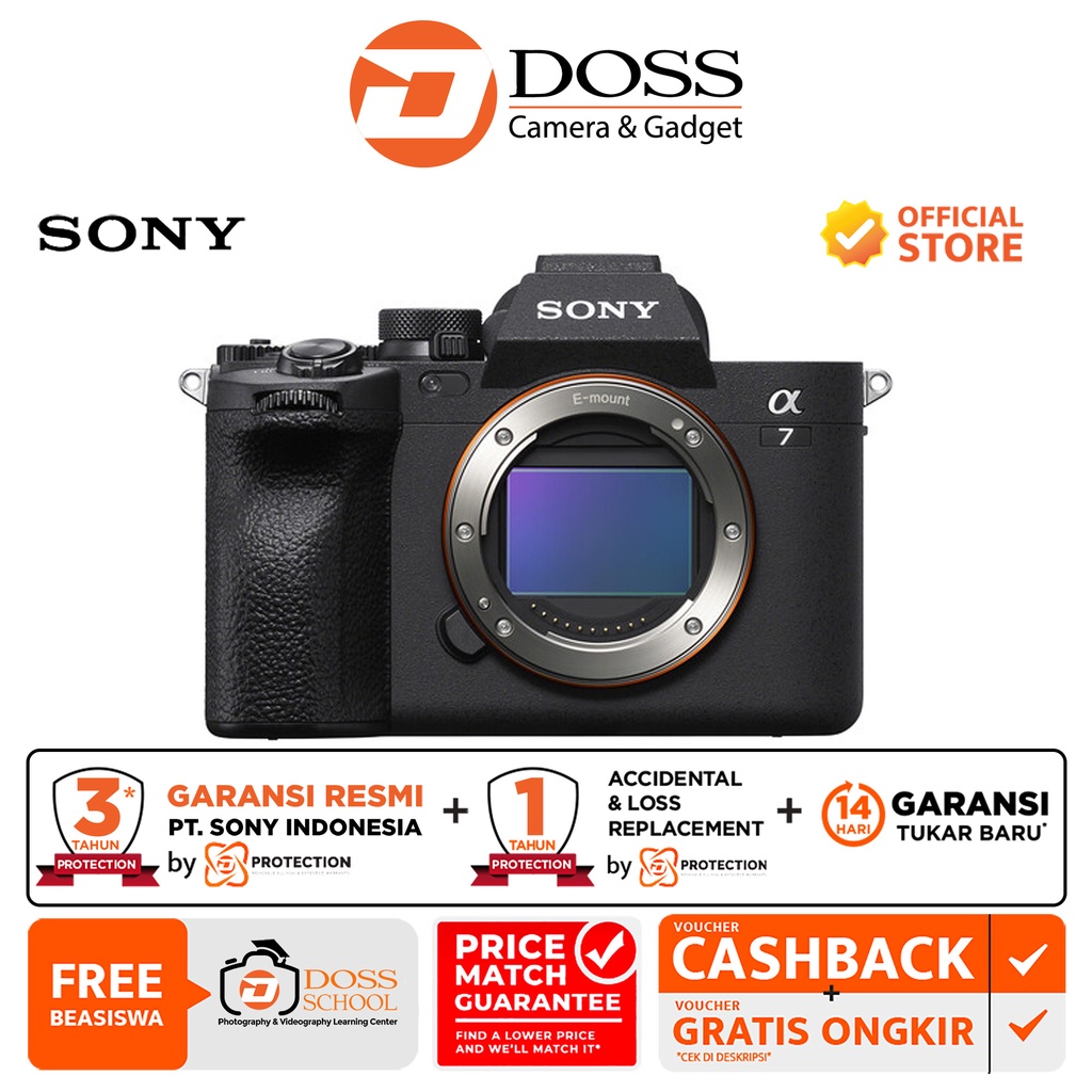 Jual Sony A7IV Sony a74 Sony A7 IV Mirrorless Camera (Body Only ...