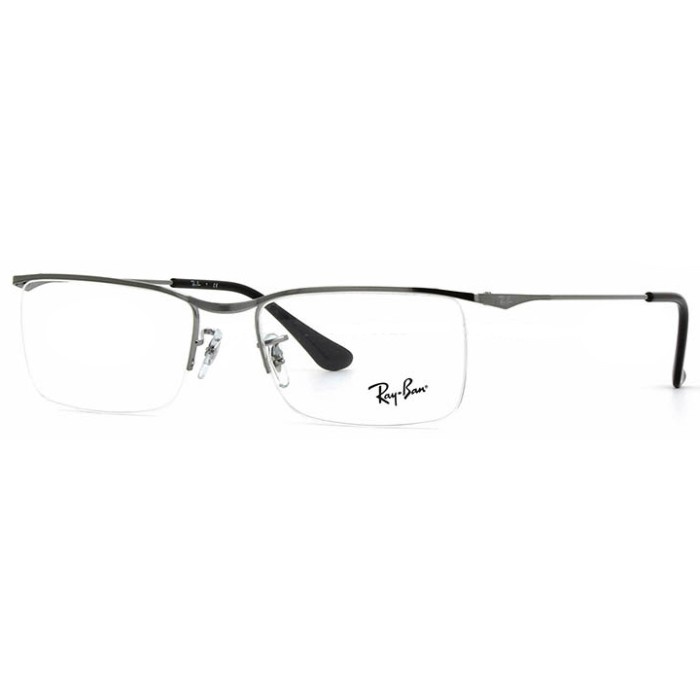 Jual Ray-Ban Frame Semi Rimless RX 6370D 2502 55 Gunmetal | Shopee ...