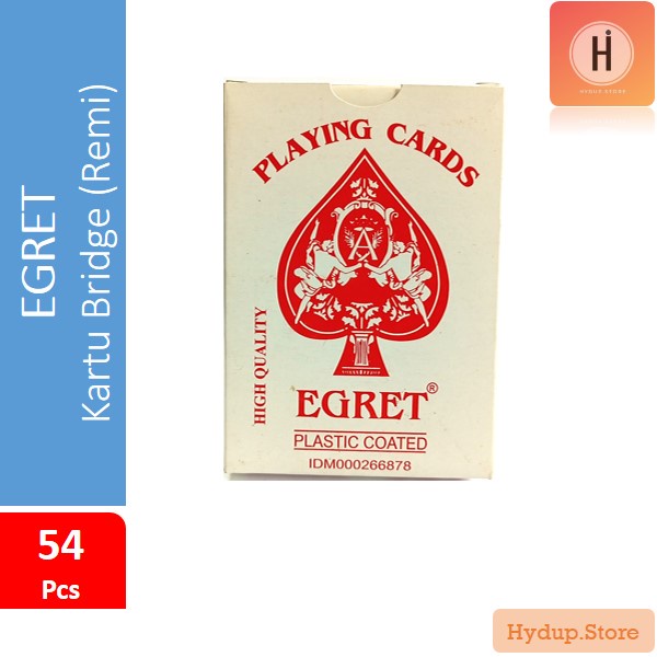 Jual Egret Kartu Remi Joker | Kartu Bridge isi 54 Pcs | Shopee Indonesia