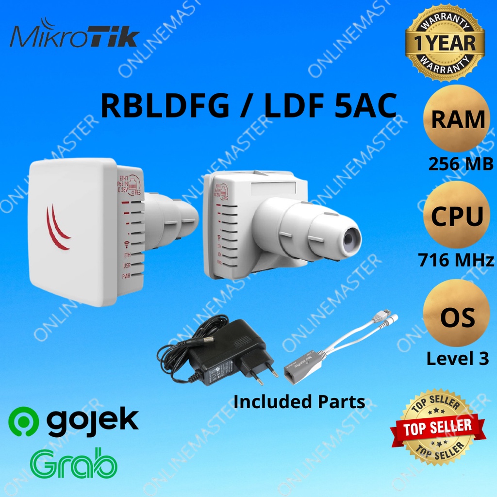 Jual Mikrotik Embedded Wireless LDF 5 ac RBLDFG-5acD | Shopee Indonesia