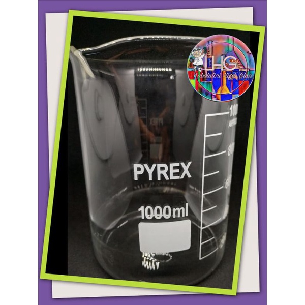 Jual Beaker glass 1 Liter - Pyrex | Shopee Indonesia