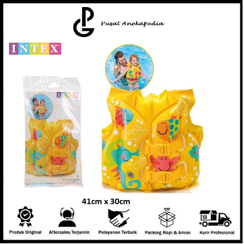 Jual Intex 59661 Pelampung Anak Rompi Renang - Kolam Anak Intex 59661 ...