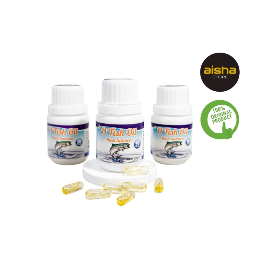 Jual O Fish Oil Ikan Salmon 30 kapsul | Shopee Indonesia
