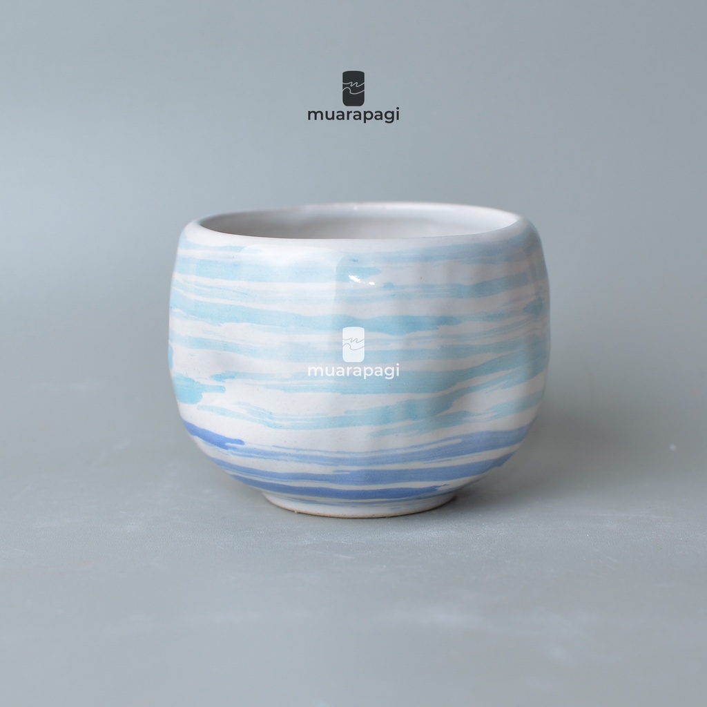 Jual MUARAPAGI | Mug Keramik Tri-Dented 240ml - Gelas Kopi Cangkir ...