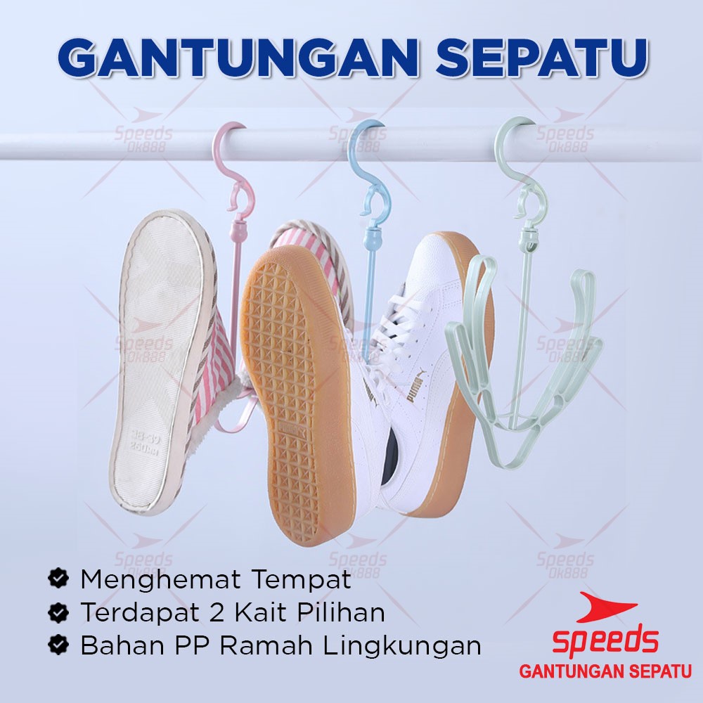 Jual SPEEDS Gantungan Sepatu Serbaguna Multifungsi Portabel Shoe Hanger ...