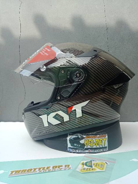 Jual HELM KYT TT COURSE CARBON REPAINT WATER DECAL | Shopee Indonesia