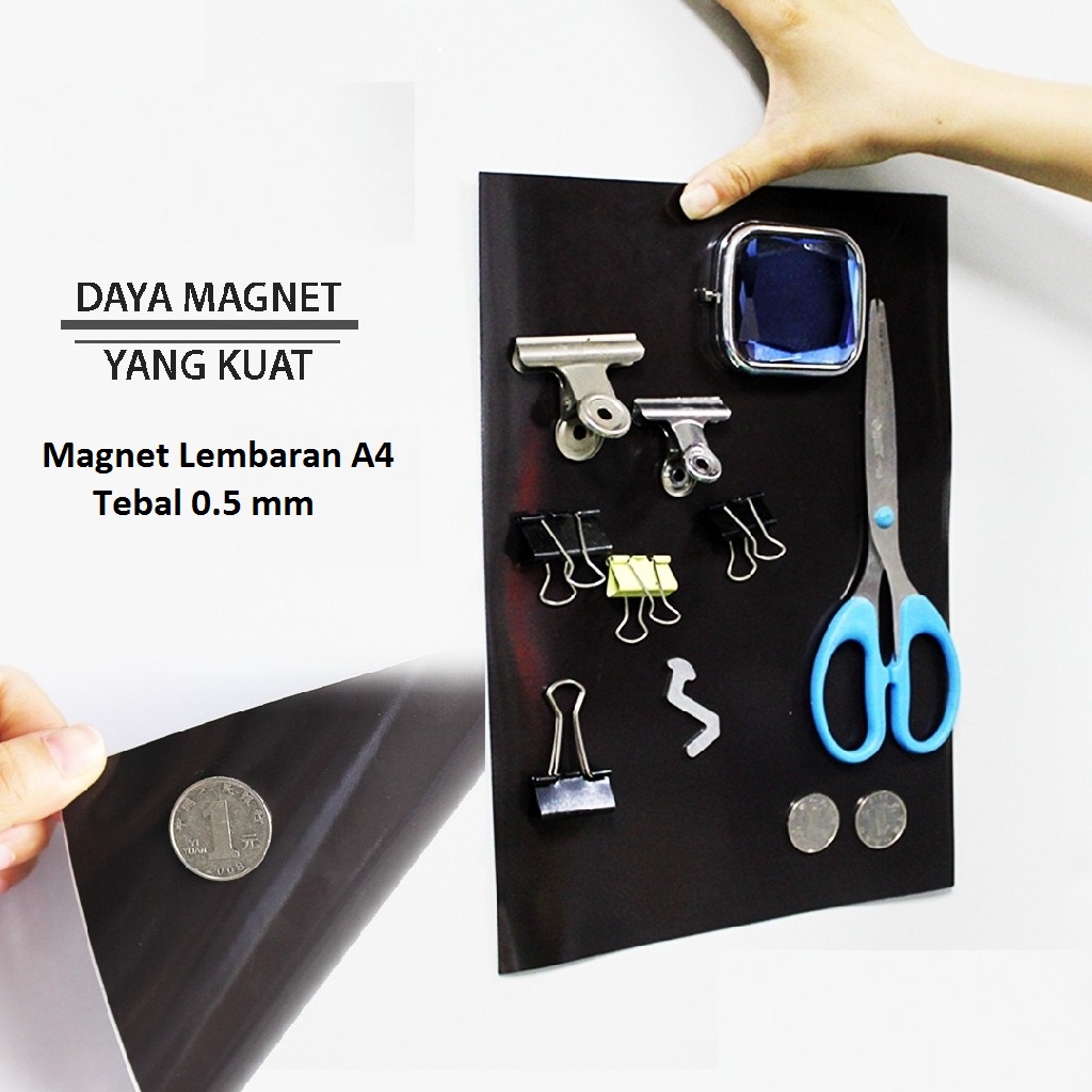 Jual Magnet Lembaran Sheet Ukuran A4 30x20cm Tebal 0,5mm Magnetic ...