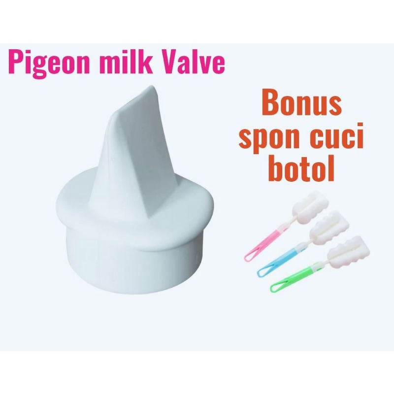 Jual Sparepart Valve Pigeon ( 1 pcs) free spoon cuci botol Katup Susu ...