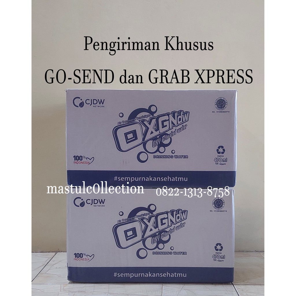 Jual Minuman Air OXY CJDW Activated Drinking Water - 1 Dus isi 24 x ...