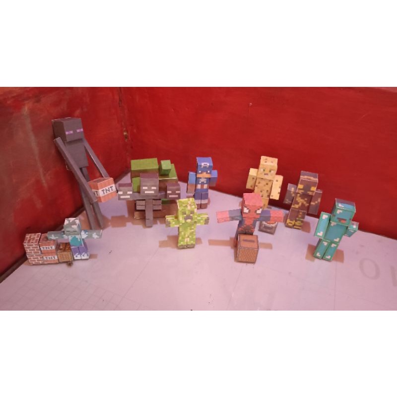 Jual minicraft papercraft,bahan membuat minicraft,papercraft 80gsm ...