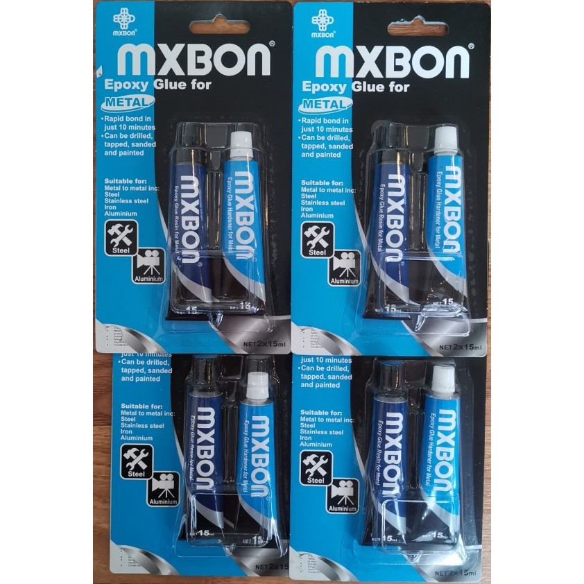 Jual lem epoksi resin besi logam,maxbon epoxy glue metal | Shopee Indonesia