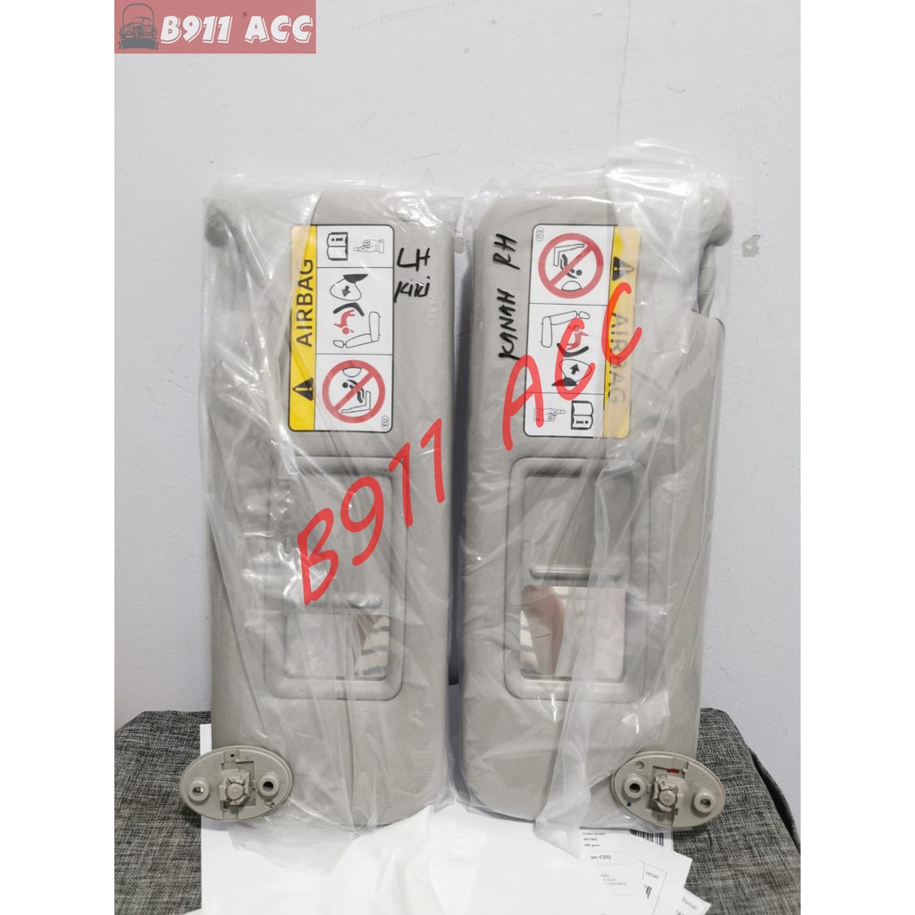 Jual SUN VISOR TOYOTA INNOVA REBRON FORTUNER HILUX 2016 ON 1PC | Shopee ...