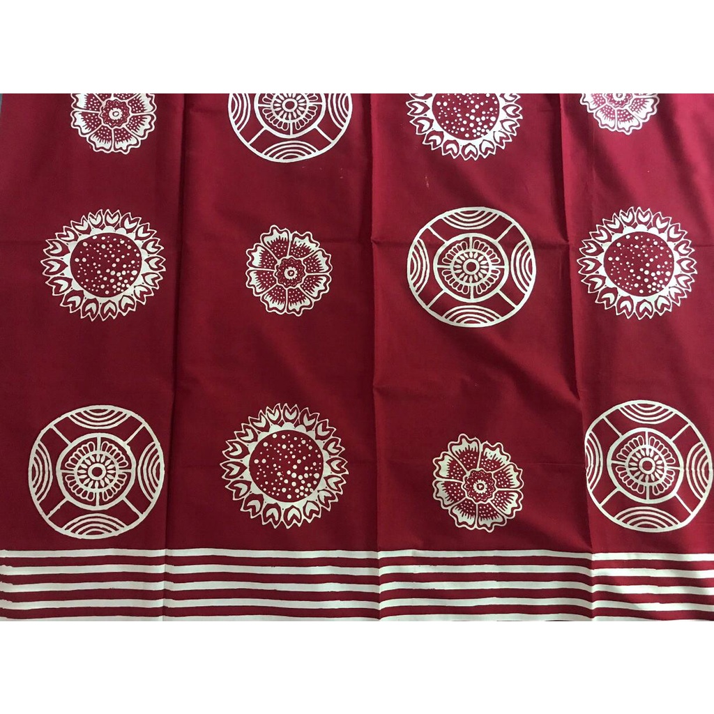 Jual Batik Kontemporer Motif Piringan Bunga (Cap) | Shopee Indonesia