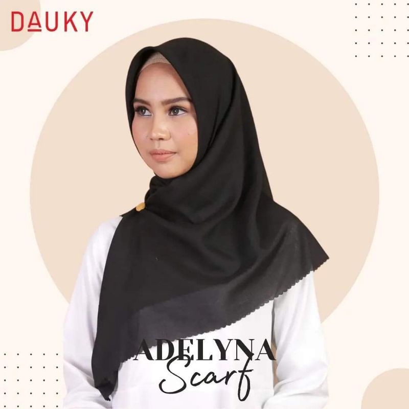 Jual Adelyna scarf Dauky jilbab segiempat lasercut | Shopee Indonesia