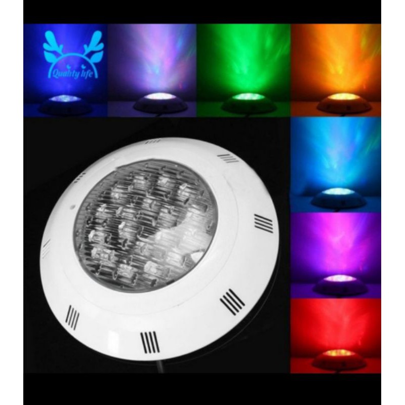 Jual paket set komplit swimming pool lamp kolam renang 12v 18w 18 w rgb ...