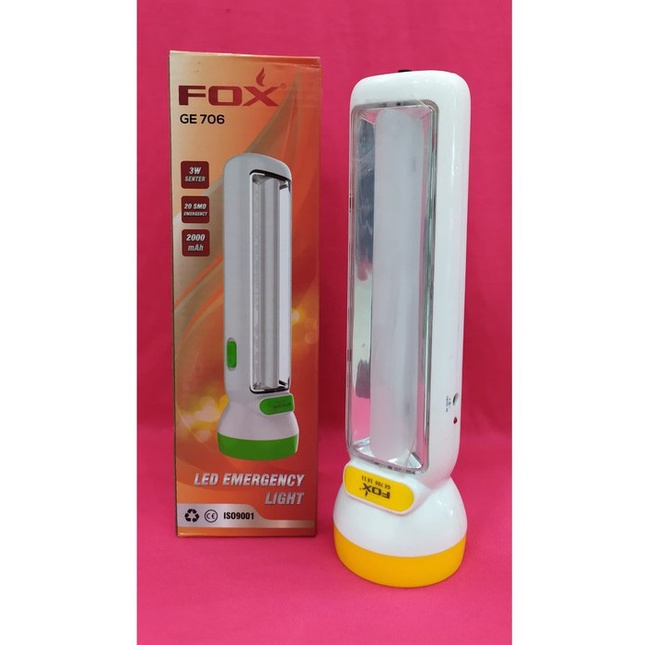 Jual Senter fox GF 705 / 706 Emergency Super Terang led emergency ...