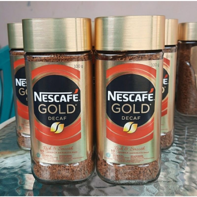 Jual Kopi nescafe gold decaf 100 gr | Shopee Indonesia