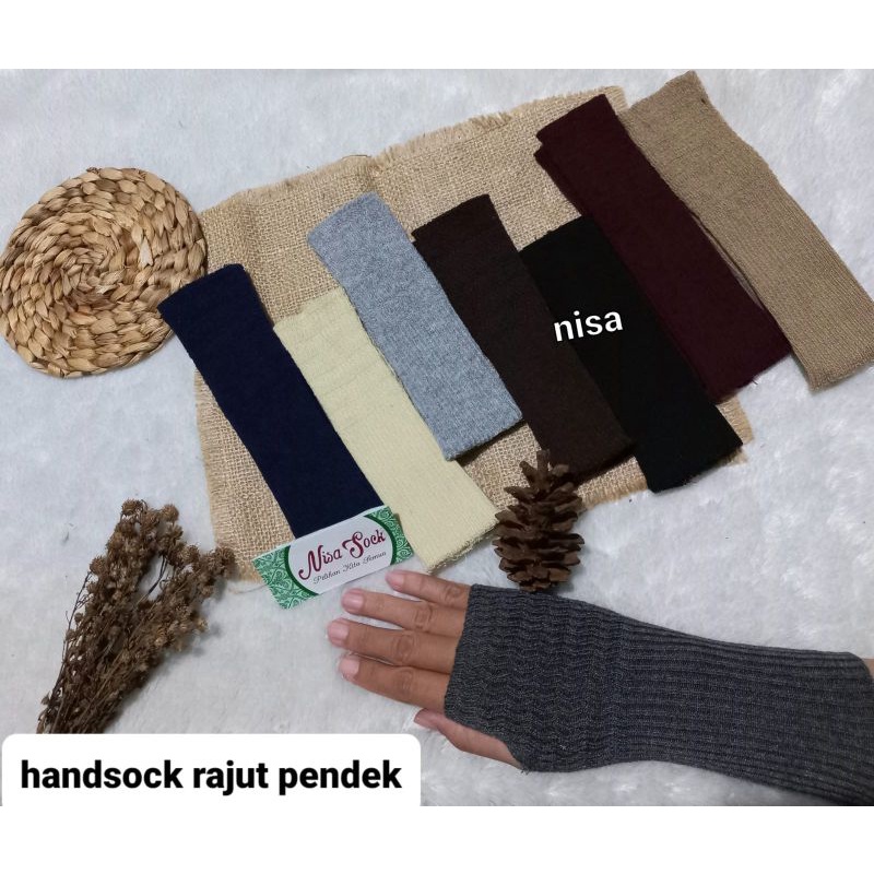 Jual handsock rajut premium pendek/handsock pendek/manset rajut/manset ...