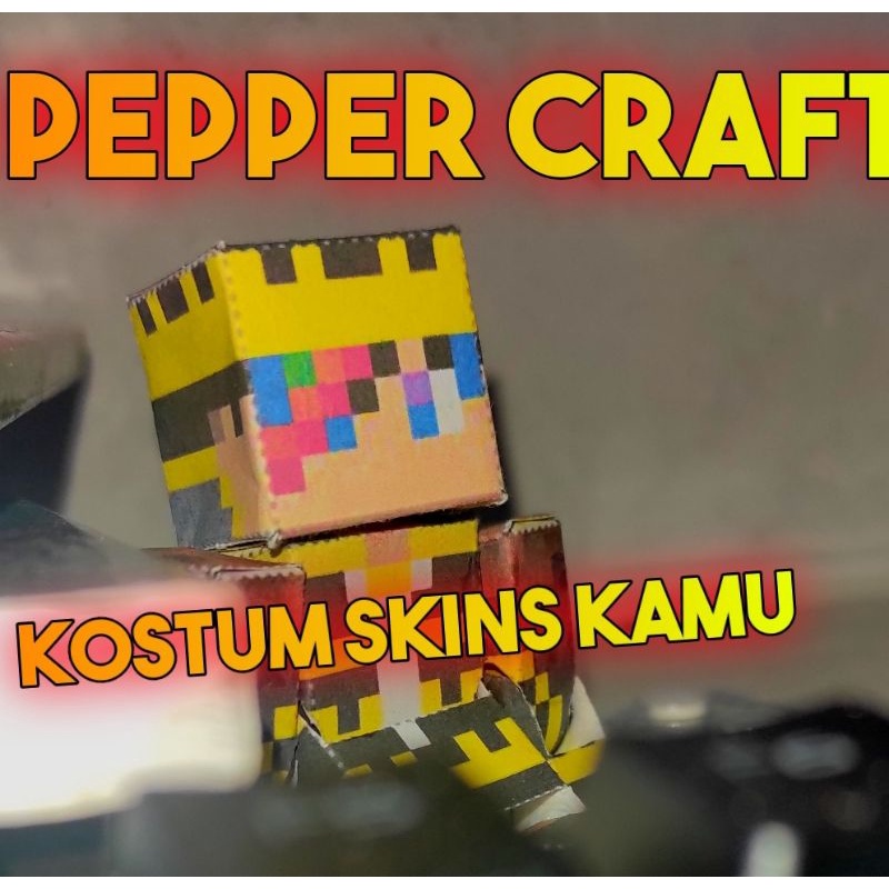 Jual MINIATUR SKIN MINECRAFT, PEPPER CRAFT SKIN MINECRAFT | SESUAI SKIN MINECRAFT KALIAN ...