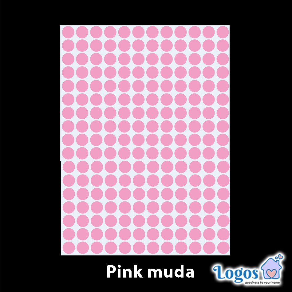 Jual Stiker bulat sticker dot sticker edukasi anak aktivitas montessori ...