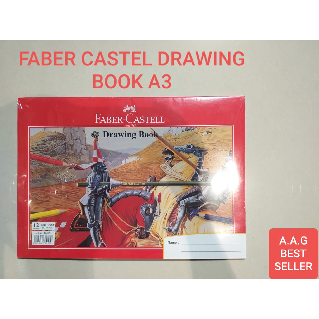 Jual FABER CASTELL BRAWING BOOK A3 | Shopee Indonesia