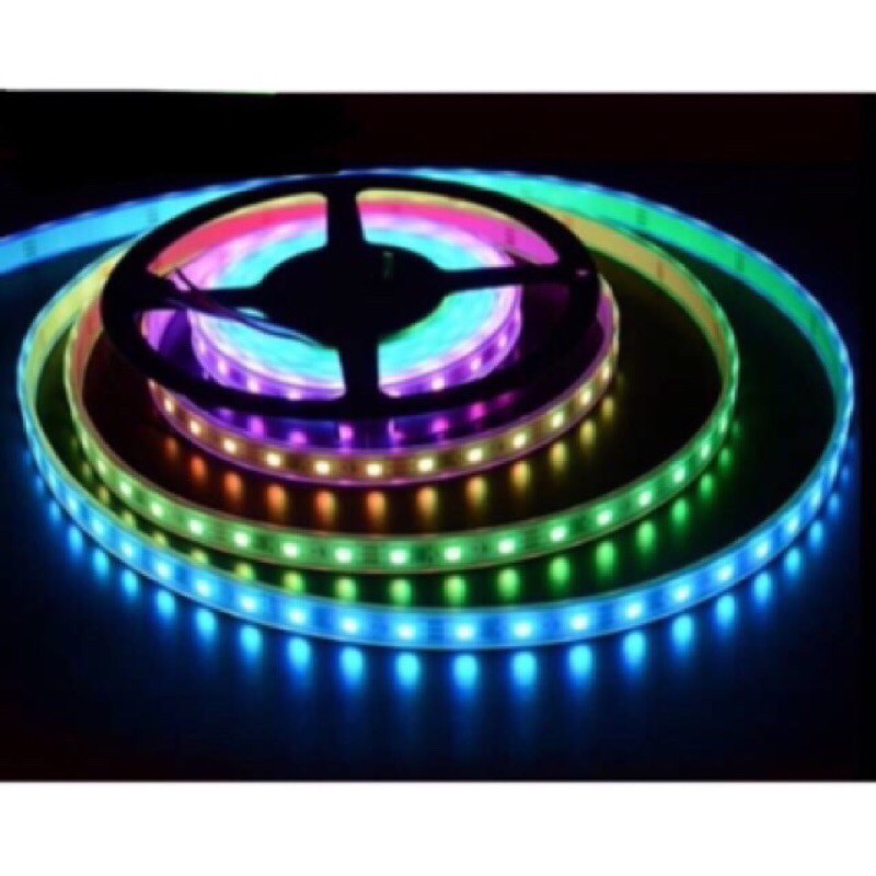 Jual LAMPU STRIP RGB 5050 WARNA WARNI RUNNING NYALA OTOMATIS SET ...